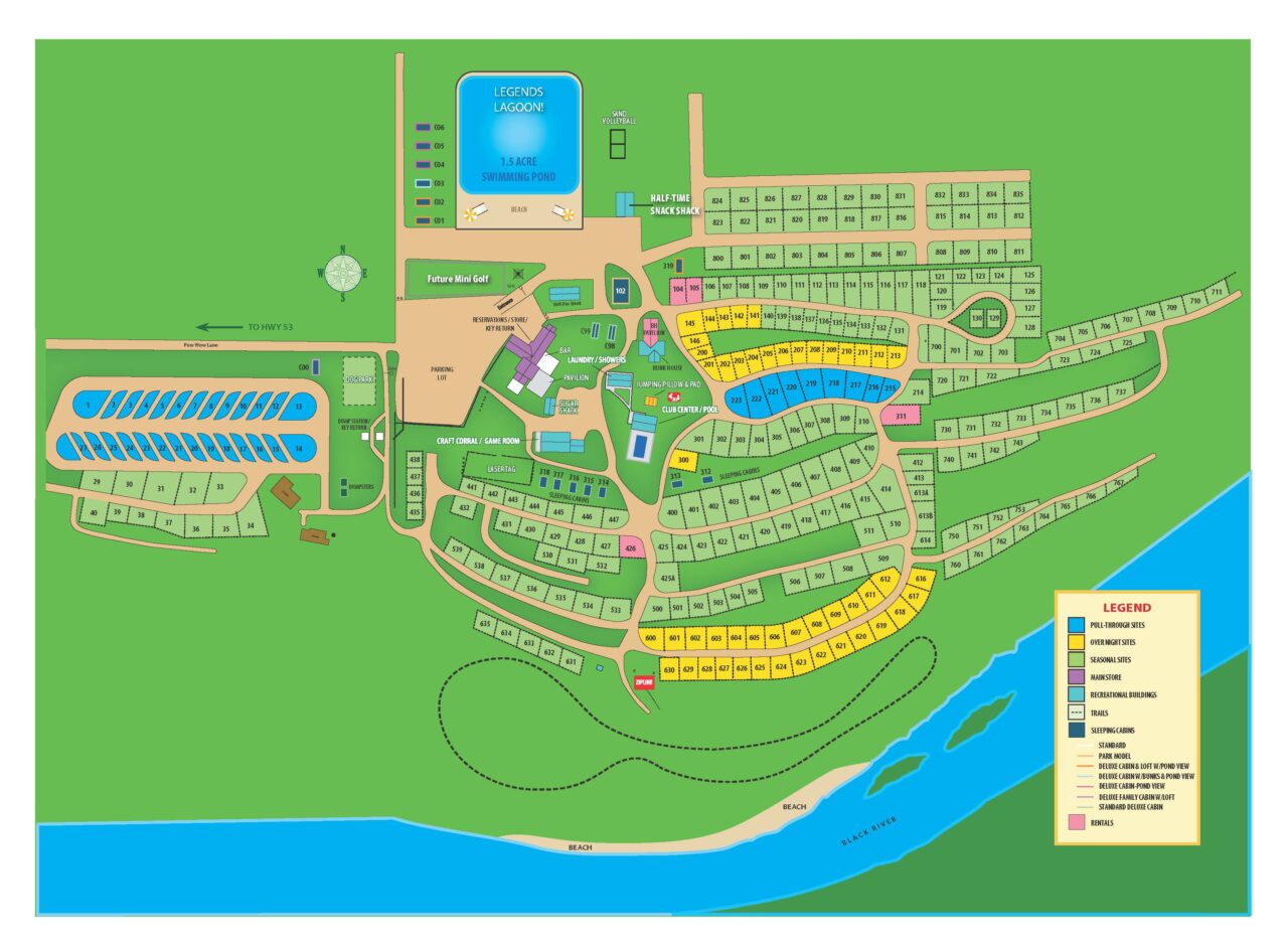 Resort Map | Champions Riverside Resort